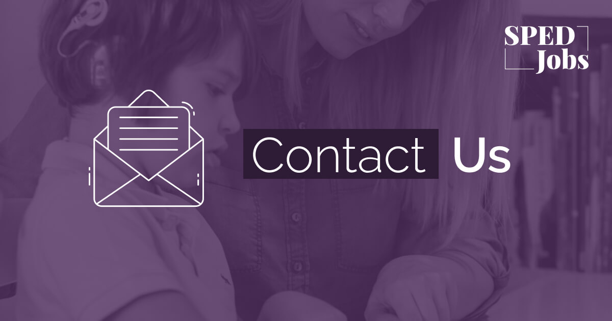 Contact Us - SPED Jobs
